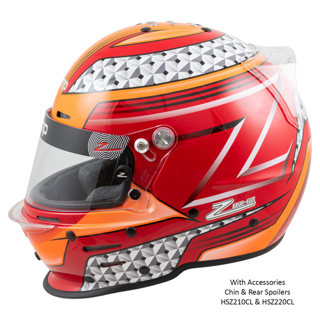 Rear Spoiler for Racing Helmets - Zamp Helmets | Helmet 28 EU