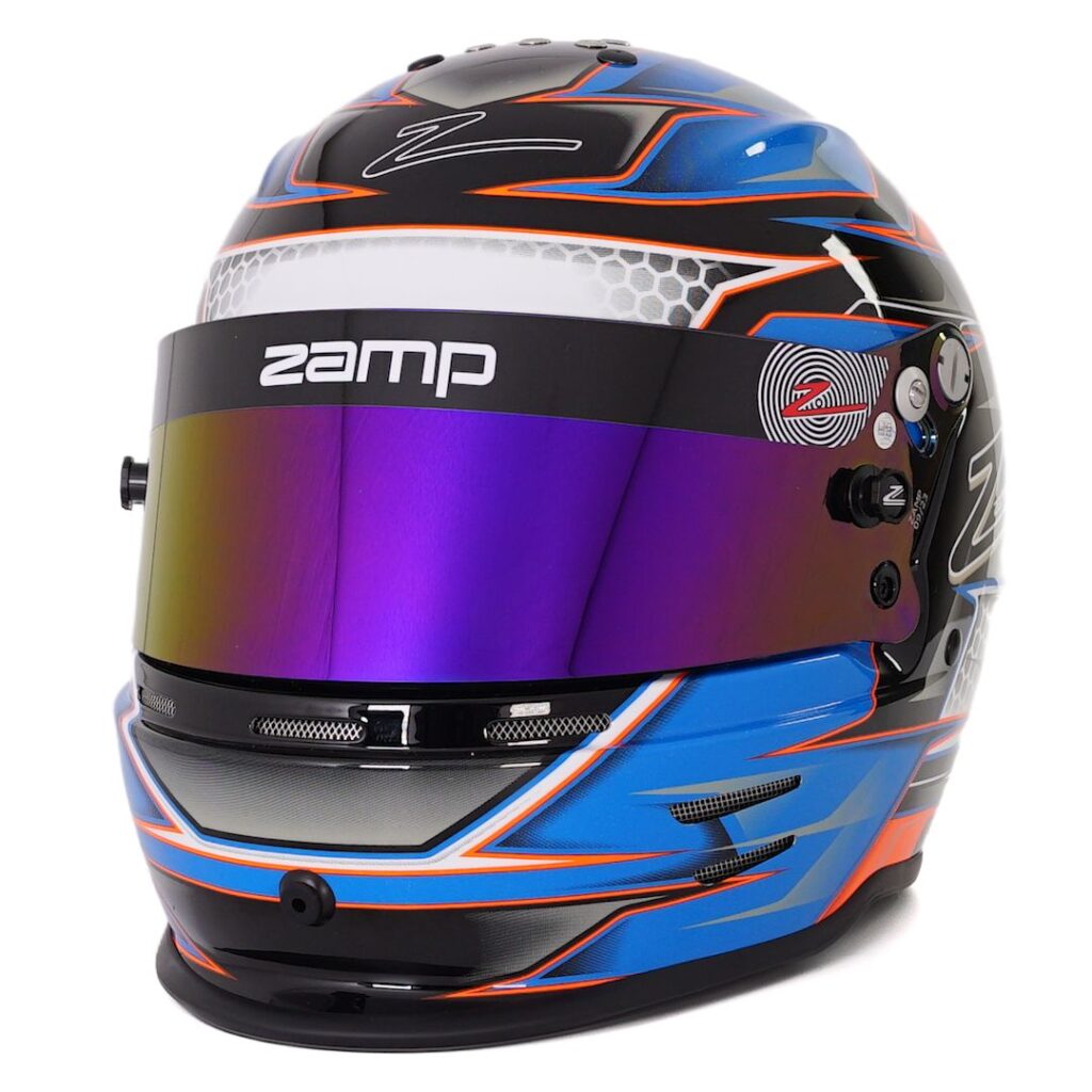 RZ 42 Youth Orange/Blue Karting Helmet - Zamp Helmets | Helmet 28 EU - €270.83